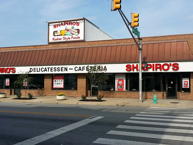 The iconic pink Shapiro's sign has been a beacon of deliciousness in Indianapolis for generations, promising deli delights that rival anything you'd find in New York.