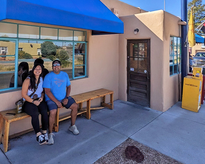 The unassuming blue awning and adobe exterior of The Pantry might fool you, but locals know this modest entrance leads to culinary nirvana.