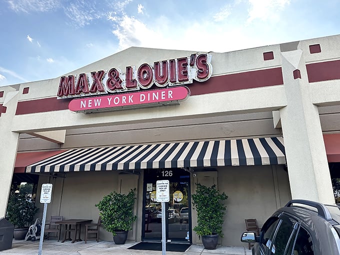 The neon-lit promise of comfort food nirvana beckons from West Bitters Road, where Max and Louie's brings a slice of New York to the Lone Star State.