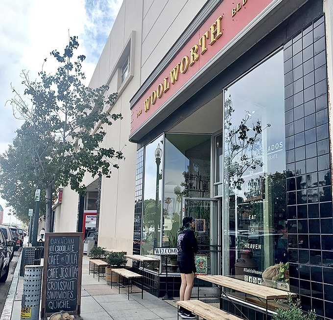 The historic Woolworth Building houses sweet treasures within. Xielo's modern bakeshop brings new life to this classic Oxnard landmark.