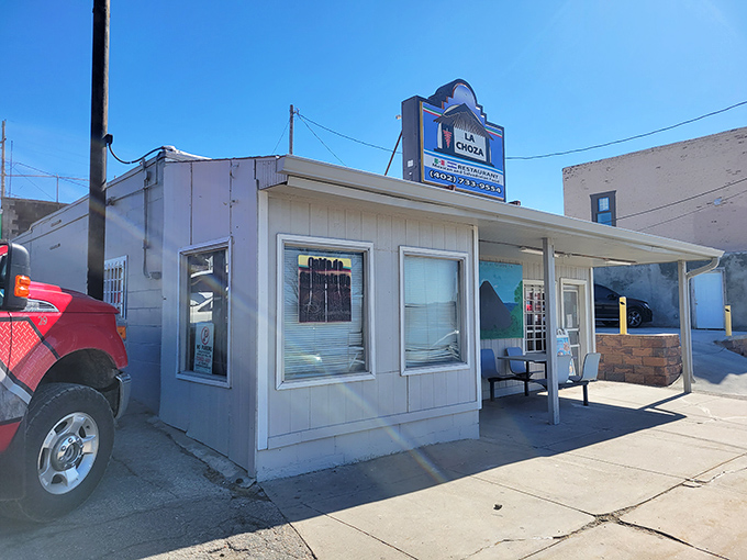 La Choza's humble exterior might not stop traffic, but locals know this unassuming building houses flavor explosions that would make your taste buds throw a parade.