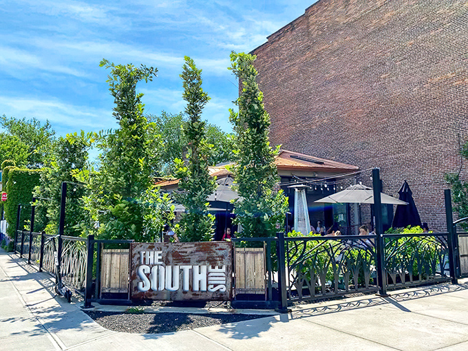The South Side's inviting patio beckons with lush greenery and wrought-iron charm&mdash;Cleveland's answer to a Parisian sidewalk caf&eacute;, minus the French attitude.