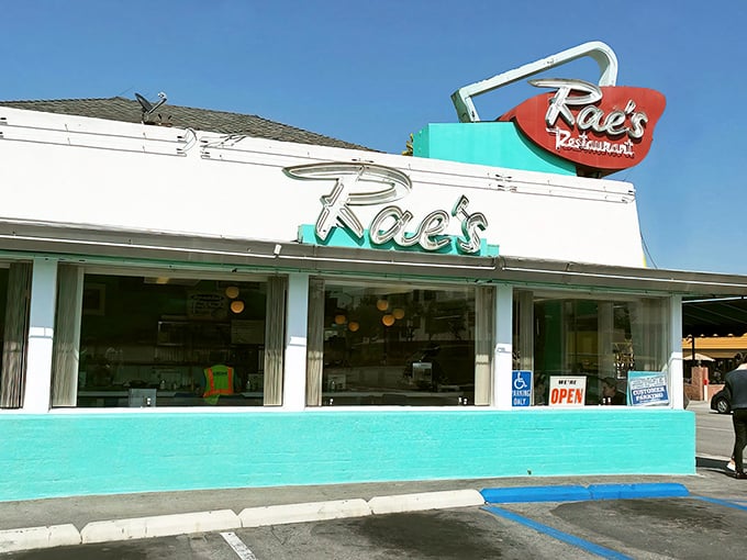 That iconic mint-green exterior and vintage signage isn't just eye-catching&mdash;it's a time portal to when diners were the cornerstone of American breakfast culture.