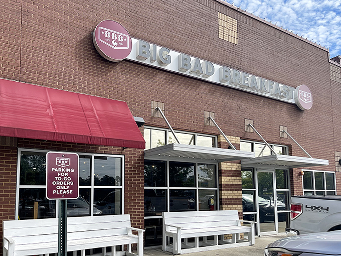 The brick facade of Big Bad Breakfast promises what lies within&mdash;a morning meal that's anything but ordinary. Birmingham's breakfast devotees know exactly where to find their morning salvation.