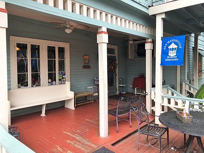 LaLou's charming blue cottage exterior invites you in like a Southern grandmother ready to feed you until your pants don't fit.