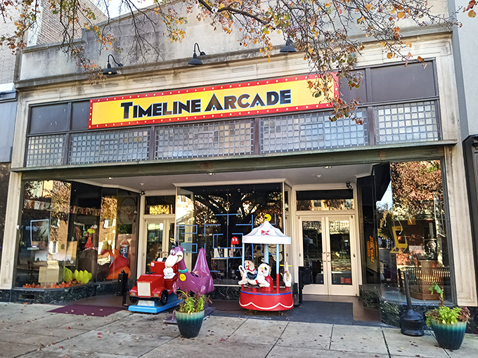 The bright yellow sign beckons like a time portal to your misspent youth. Step inside and prepare to lose track of hours&mdash;just like the good old days.