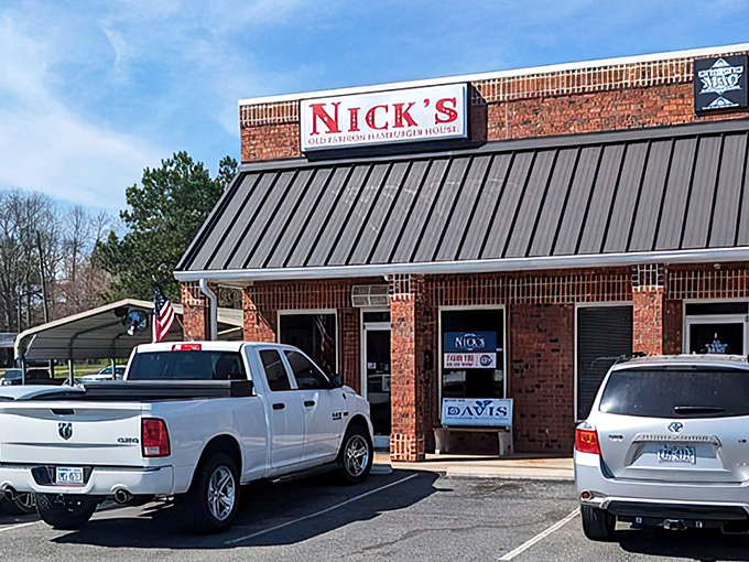 The brick exterior of Nick's promises no gimmicks, just burger perfection. Like finding a vinyl record store in a digital world&mdash;refreshingly authentic. 