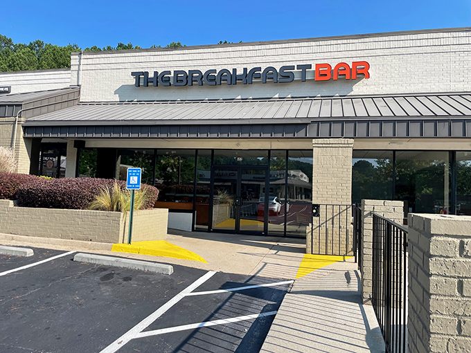 The Breakfast Bar's exterior promises something special – and boy, does it deliver on that promise inside.