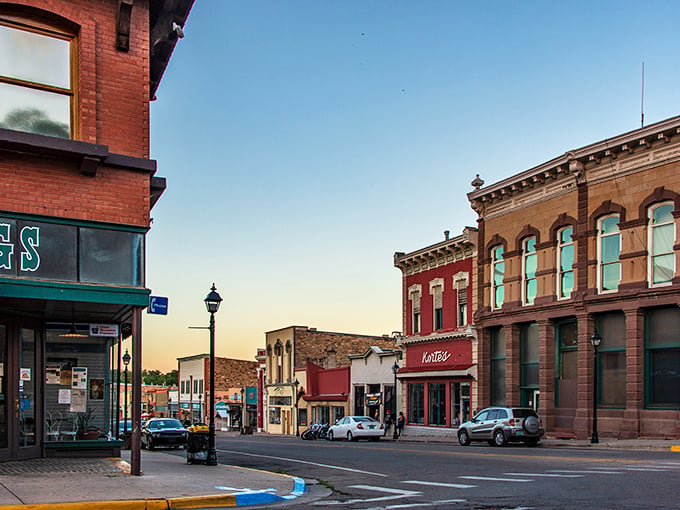 Downtown Las Vegas, NM greets you with colorful historic buildings and that impossibly blue New Mexico sky &ndash; architectural eye candy without the neon hangover.
