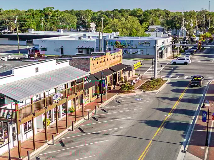 Downtown Crystal River offers that perfect small-town Florida vibe &ndash; where the pace slows down and nobody minds one bit.