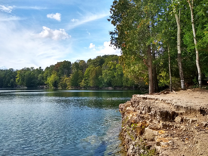 Lake Michigan stretches to the horizon like nature's infinity pool. The stone stairway practically begs you to kick off your shoes and feel that sand between your toes.
