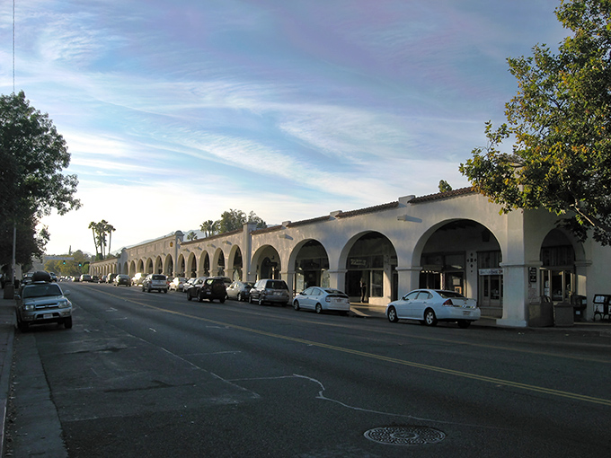 Downtown Ojai greets you with Spanish-style charm and the majestic Topatopa Mountains standing guard. Small-town magic with big-time views.