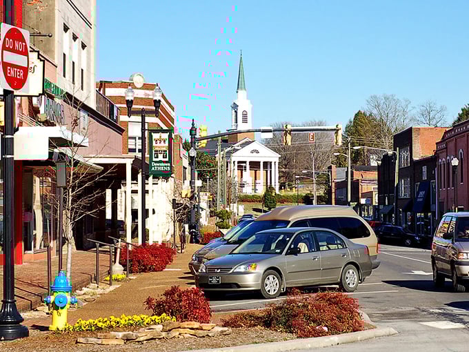 Athens' historic downtown looks like a movie set where your retirement dollars magically multiply and parking spots actually exist.