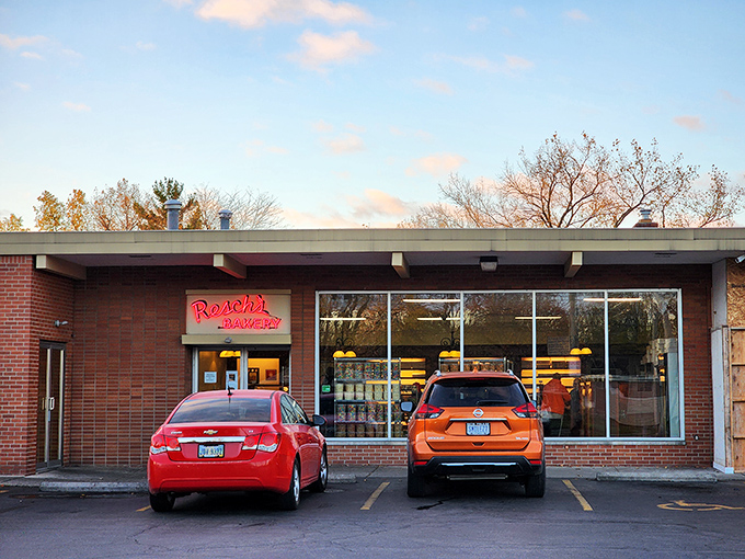 The unassuming brick exterior of Resch's Bakery proves once again that culinary treasures often hide in plain sight, waiting for curious food adventurers.