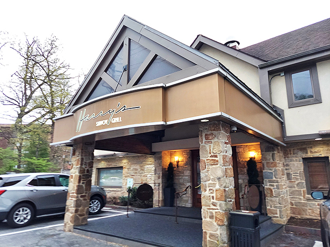 The stone facade of Harry's Savoy Grill welcomes you like an old friend who happens to have the best prime rib in town. 