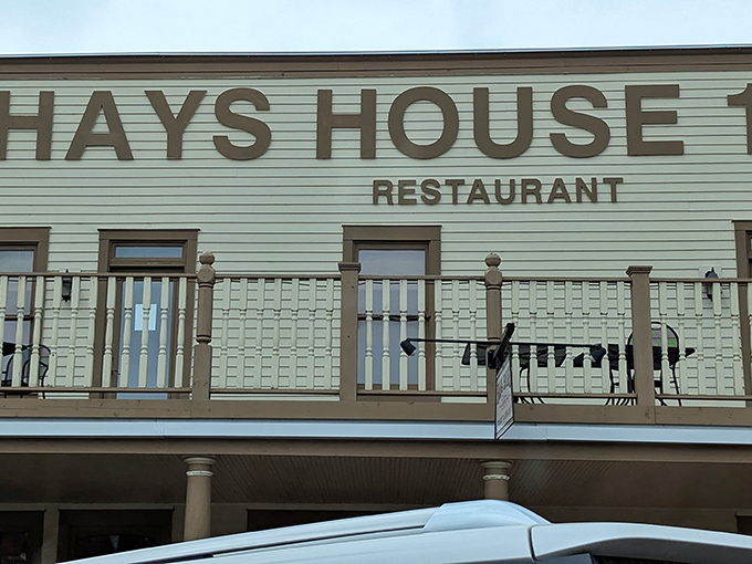 The white clapboard fa&ccedil;ade of Hays House stands proudly on Council Grove's main street, like a time machine disguised as a restaurant.