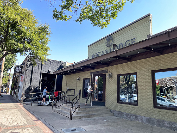 The unassuming brick exterior of Pecan Lodge in Deep Ellum hides culinary treasures that have locals and tourists alike forming lines before opening time.