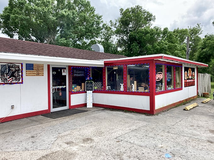 The little roadside building with the red trim isn't trying to impress anyone&mdash;until you taste what comes out of that kitchen. Classic Florida diner magic.