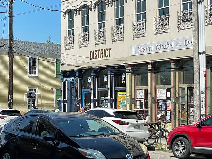 Stein's Market & Deli stands proudly on Magazine Street, a New York-style sanctuary in the heart of New Orleans. Those pedicabs know where the good stuff is!