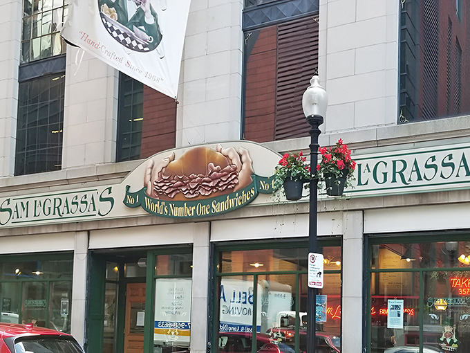 The bold proclamation of "World's Number One Sandwiches" isn't just bravado&mdash;it's a promise Sam LaGrassa's has been keeping for decades in downtown Boston.