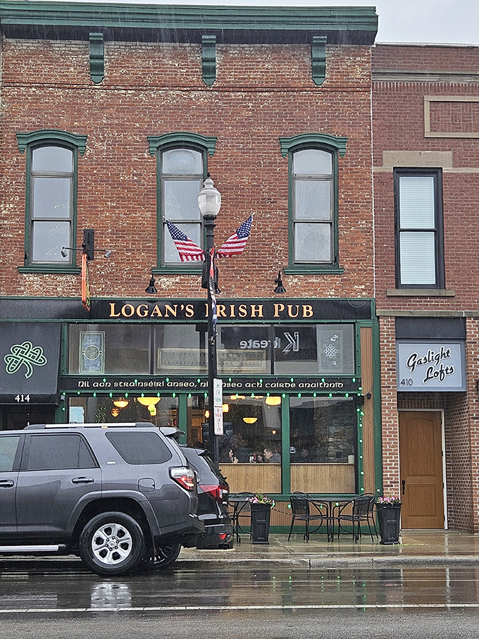 The classic brick fa&ccedil;ade with emerald trim isn't just inviting&mdash;it's practically whispering "c&eacute;ad m&iacute;le f&aacute;ilte" (a hundred thousand welcomes) as you approach.