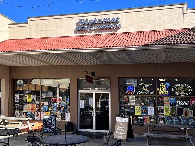 The unassuming exterior of Diplomat Deli in Vestavia Hills hides culinary treasures within. That terracotta roof isn't compensating for anything&mdash;the sandwiches speak for themselves.