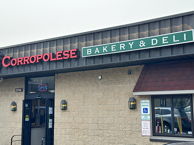 The unassuming storefront of Corropolese might not scream "food paradise," but locals know this modest exterior hides Pennsylvania's tomato pie royalty.