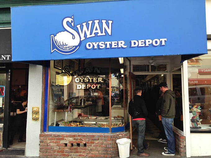 That iconic blue awning on Polk Street isn't just a landmark&mdash;it's a beacon for seafood lovers who know the best things come in small packages.
