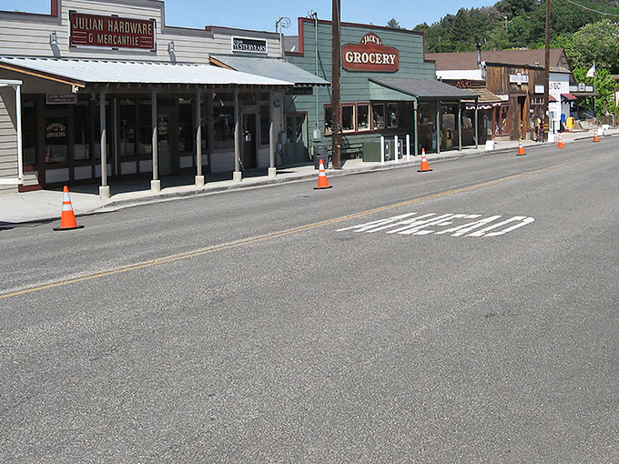 Julian's historic Main Street looks like a movie set, but there's nothing artificial about this gold rush town's authentic charm.