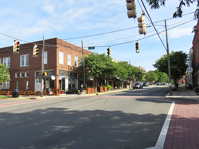 Downtown Hillsborough greets you with that perfect small-town charm &ndash; brick buildings, vintage storefronts, and traffic lights that seem to blink in slow motion.