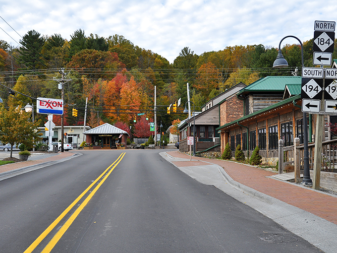 Downtown Banner Elk welcomes you with small-town charm and big mountain views. Fall foliage creates a natural light show that beats any Vegas spectacular. 