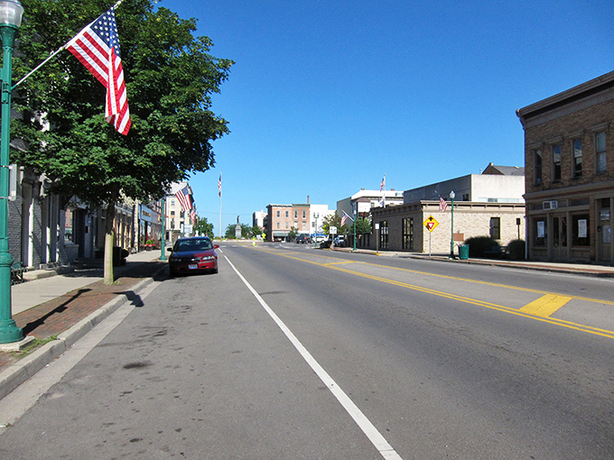 Urbana's historic downtown looks like it was plucked straight from a Norman Rockwell painting, with red brick buildings standing sentinel against Ohio's brilliant blue skies.