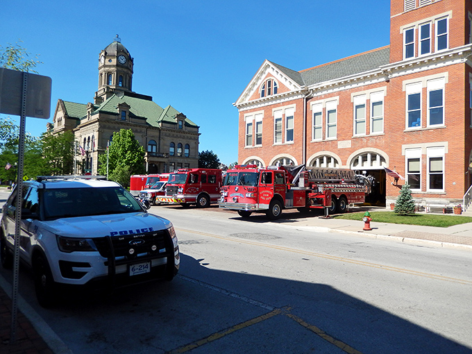 Downtown Wapakoneta's brick-lined streets and historic architecture transport you to a simpler time when people actually said hello to strangers.