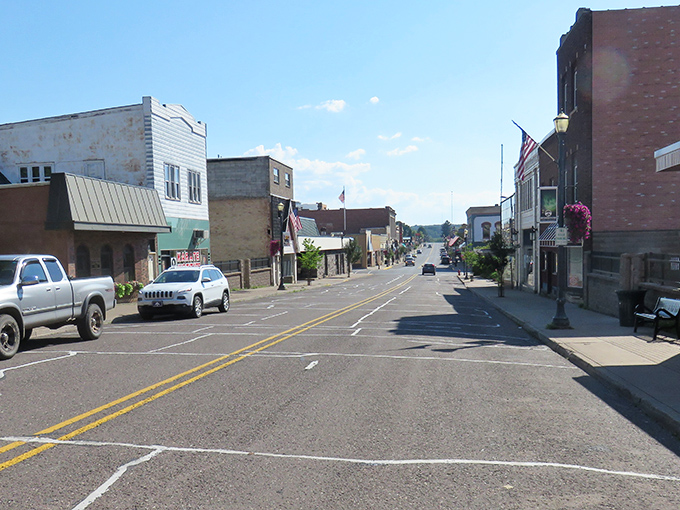 Suffolk Street stretches into the horizon like a welcome mat to Ironwood's charms, where small-town America still thrives in the western UP.