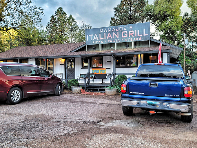 Nestled among towering pines, Mamajoe's Italian Grill stands like a culinary oasis in Strawberry, promising Italian comfort food worth every mile of the journey.