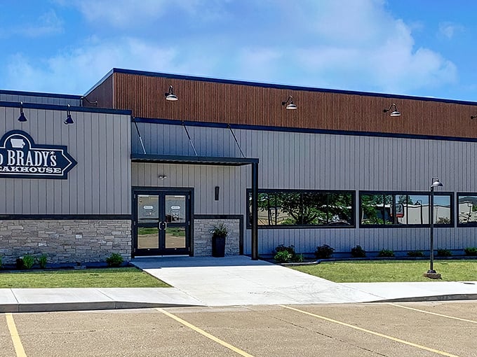 The modest exterior of Mo Brady's belies the flavor explosions waiting inside. Sometimes the best culinary treasures come in unassuming packages.