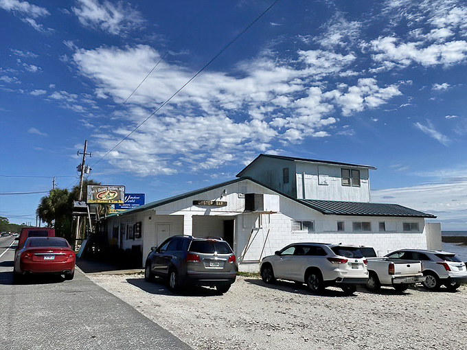 The unassuming exterior of Lynn's Quality Oysters proves once again that Florida's best seafood treasures often hide in plain sight.