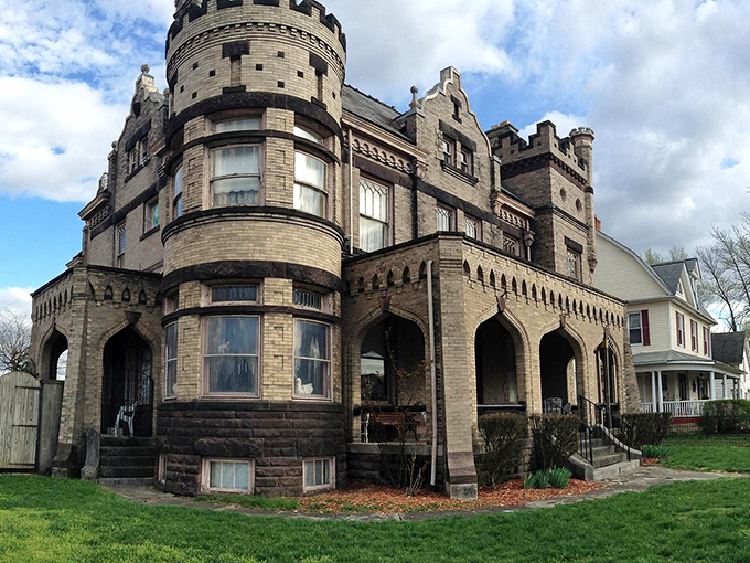 Stone turrets pierce the Ohio sky as ivy creeps up the walls&mdash;medieval fantasy meets Midwestern charm in this architectural time machine.
