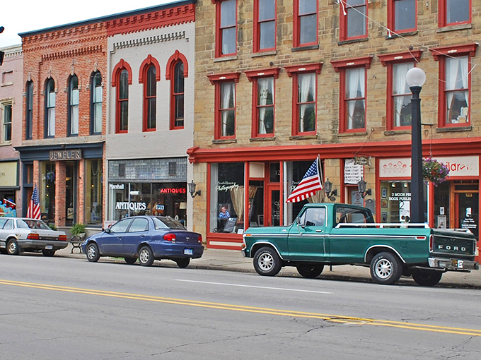 Marshall's historic downtown looks like a movie set, but those vintage storefronts and classic Ford pickup aren't props&mdash;they're everyday life in this architectural time capsule.