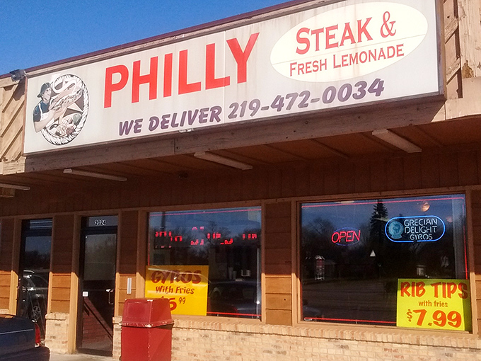 The modest storefront boldly announces its mission with no pretense—just the promise of Philadelphia's greatest export and refreshing lemonade to wash it down.