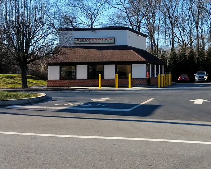 The unassuming exterior of DiCostanza's might not stop traffic, but locals know this modest building houses sandwich artistry worth any detour.