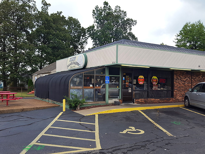 The unassuming exterior of Just Hamburgers in Paducah hides a burger paradise that locals have treasured for decades. Best burgers awards don't lie!