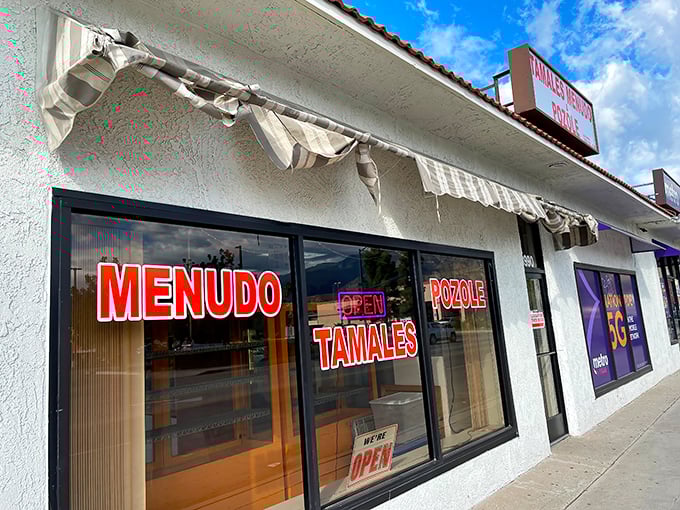 The unassuming exterior that houses culinary magic. Like finding a treasure chest disguised as a mailbox&mdash;this place doesn't need flashy signs to announce its greatness.