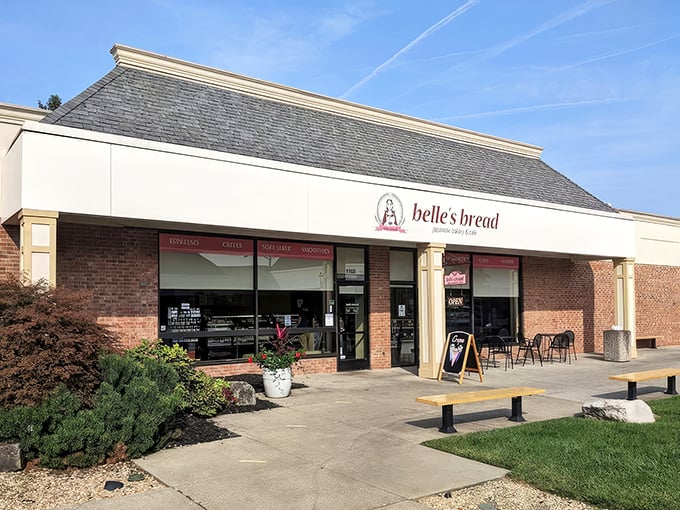 Belle's Bread sits unassumingly in a Columbus strip mall, like a secret portal to Tokyo hiding in plain Ohio sight.