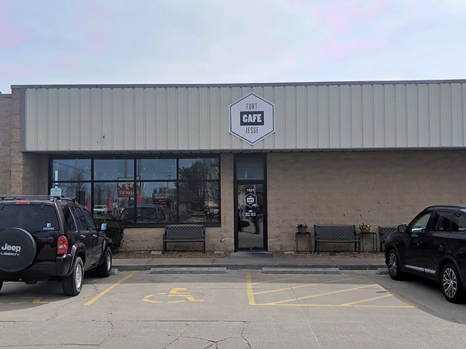 The unassuming exterior of Fort Jesse Cafe proves once again that culinary treasures often hide behind modest facades. Like finding Shakespeare in a paperback.