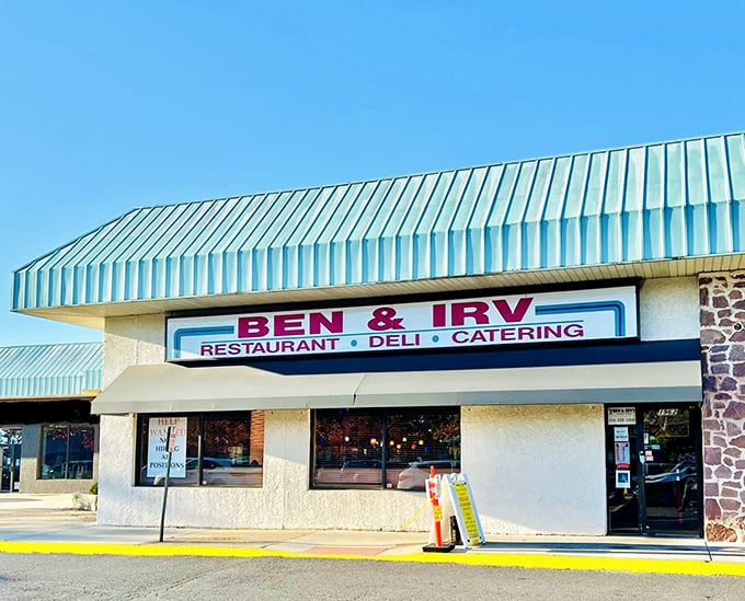 The modest exterior of Ben & Irv's belies the culinary treasures within. This unassuming storefront in Huntingdon Valley has been satisfying sandwich cravings for generations.