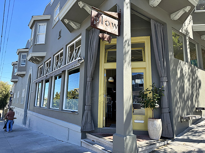 That iconic yellow door isn't just an entrance&mdash;it's a portal to pancake paradise in San Francisco's Inner Sunset neighborhood.