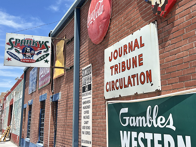 Where else but Sparky's would burger-wielding statues stand guard on the roof? This whimsical Hatch landmark proves great food and quirky charm make perfect roadtrip partners.