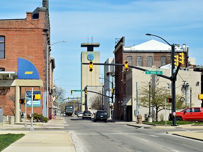Downtown Muncie's historic brick buildings stand like sentinels of affordability, where your Social Security check stretches further than your grandmother's holiday leftovers.