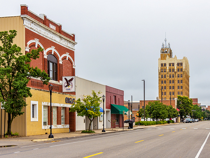Salina's historic downtown blends old-world charm with small-town affordability. That iconic tower isn't compensating for anything&mdash;it's just naturally impressive.